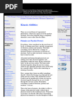 Understanding Electrokinesis Abilities | PDF | Lightning | Electricity