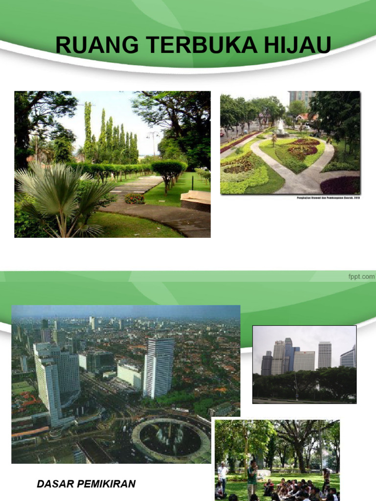 Ruang Terbuka Hijau 1. | PDF | Seni