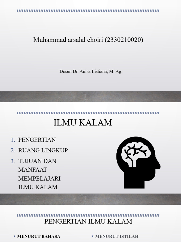 Ilmu Kalam | PDF