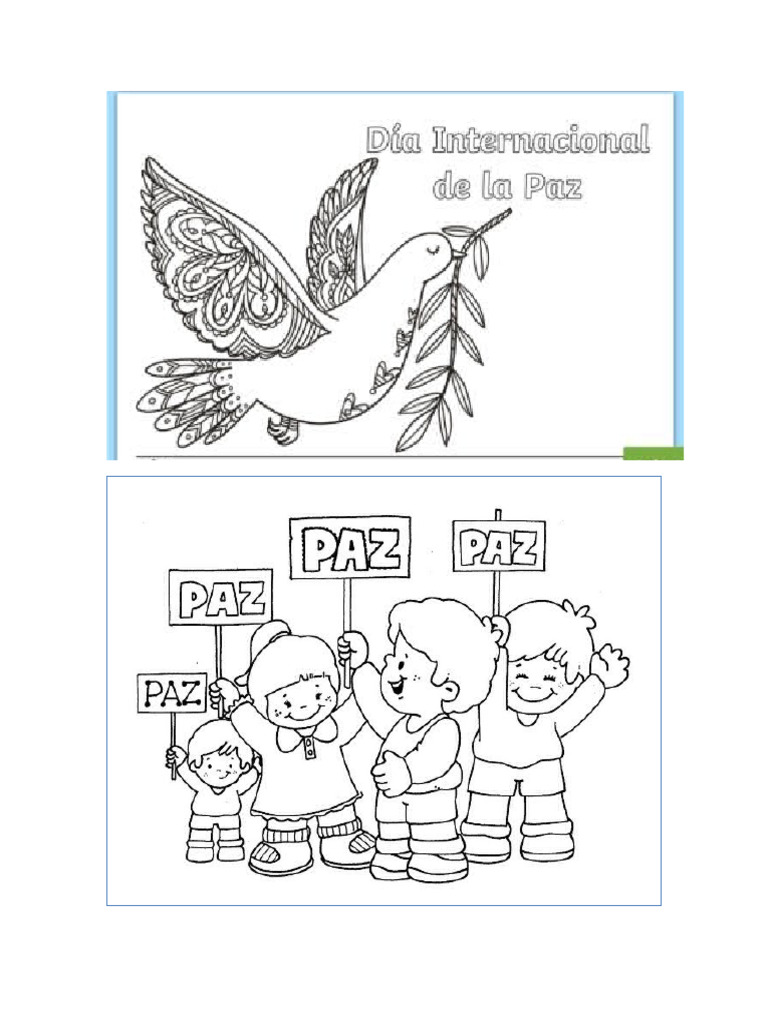 Actividades Dia Internacional de La Paz | PDF