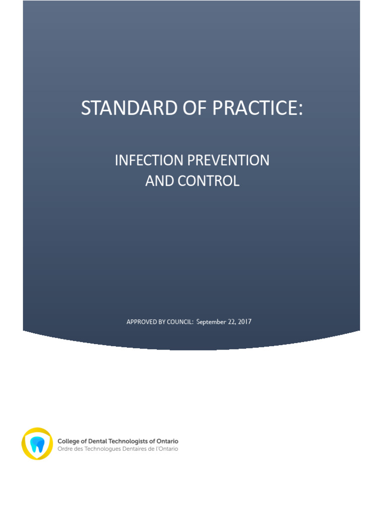 Infection Prevention and Control Standard | PDF Infection Prevention and Control Standard | PDF