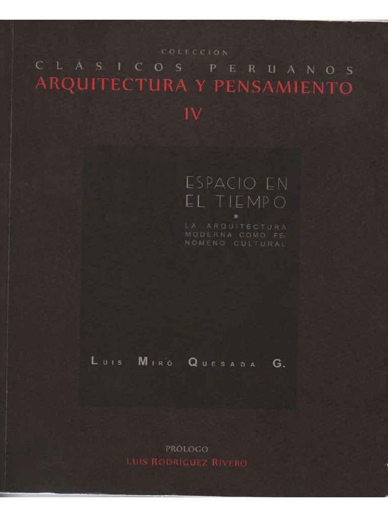 Libro 3 Miró Quesada - Espacio en El Tiempo | PDF