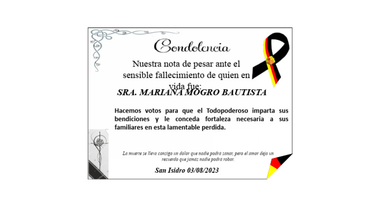 Nota de Pesar Base | PDF