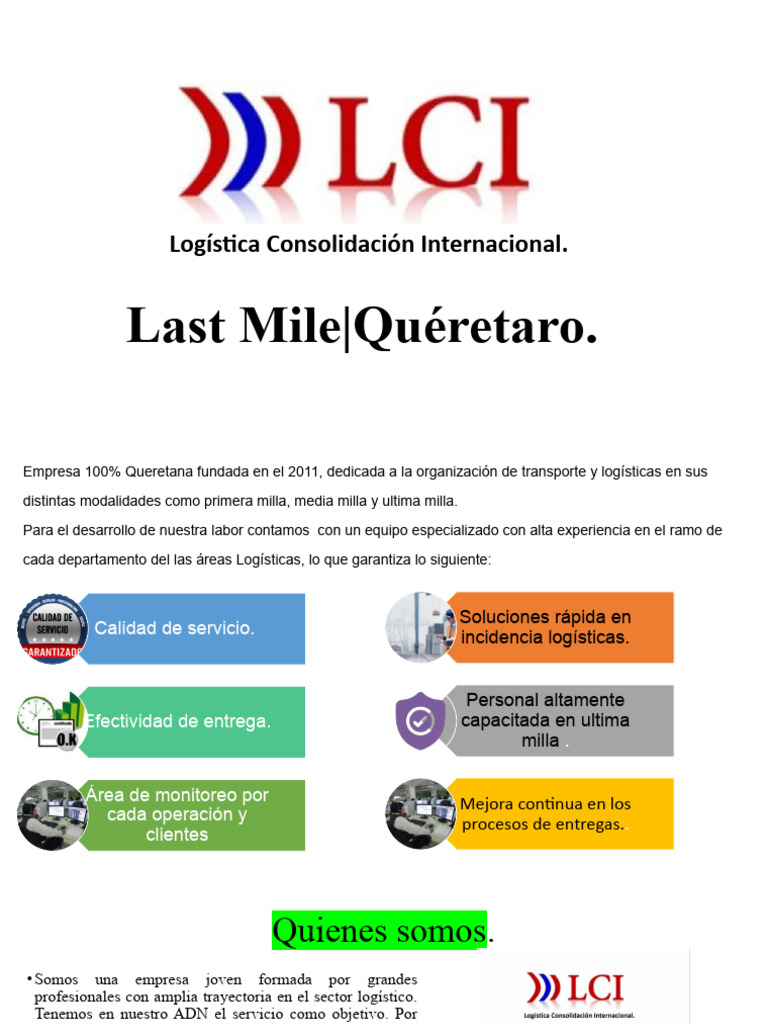 LCI Presentacion | PDF