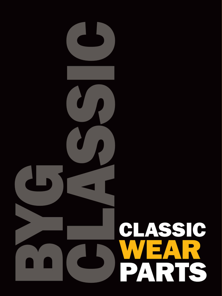02 01 Byg Classic | PDF | Manufactured Goods | Equipment