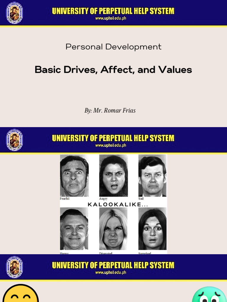 PD Basic Drives Affect and Values | PDF