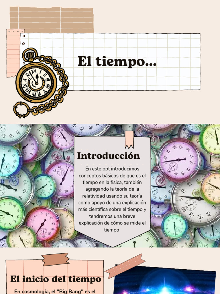 Conceptos Clave del Tiempo en Física | PDF | Hora | Física