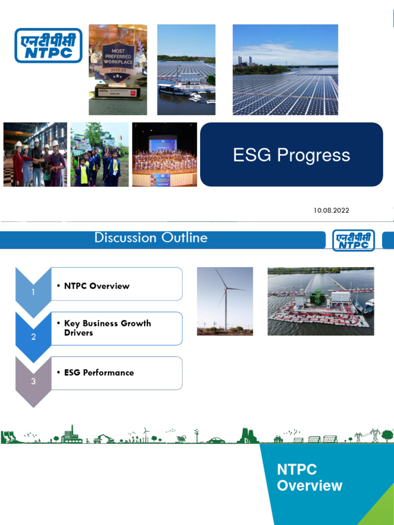 Esg Update Ntpc | PDF