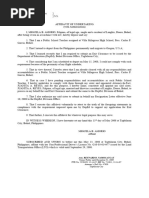 Affidavit of Adjoining Lot Owners | PDF | Affidavit | Comparative Law