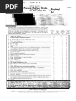 Conners' Teacher Rating Scale-Revised | PDF | Cognition | Behavioural ...