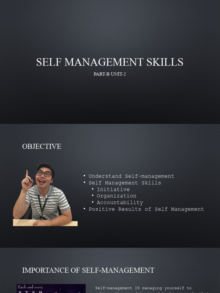 Essential Self-Management Skills Guide | PDF | Decision Making ...