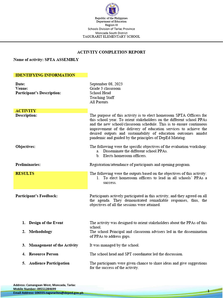 Acr - Spta Assembly - Sept. 08, 2023 | PDF