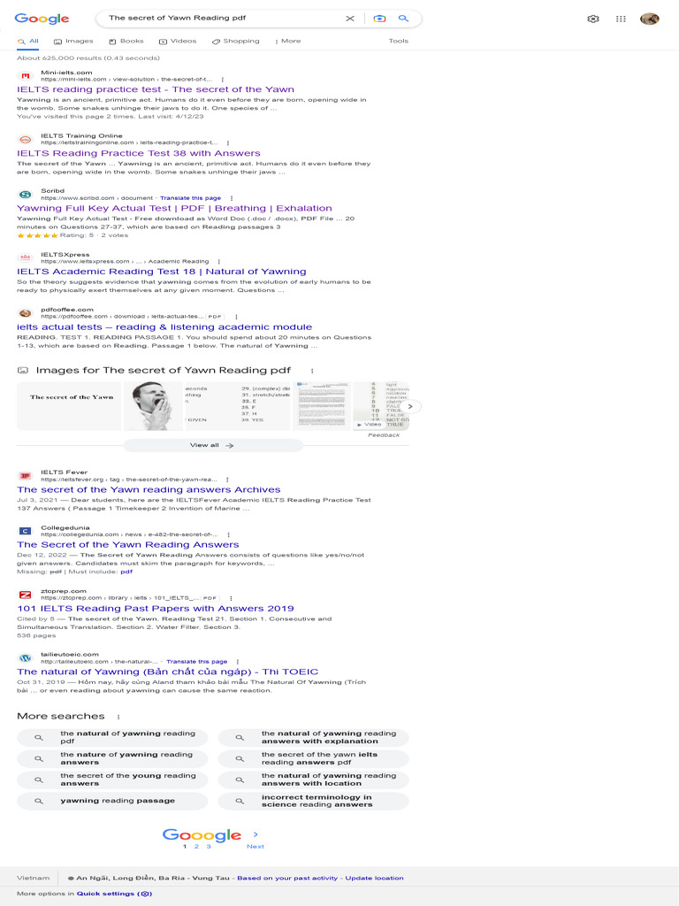 The Secret of Yawn Reading PDF - Google Search | PDF