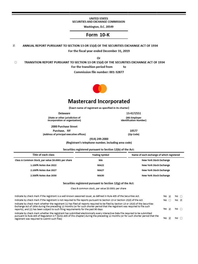 2019 Annual Report On Form 10 K | PDF