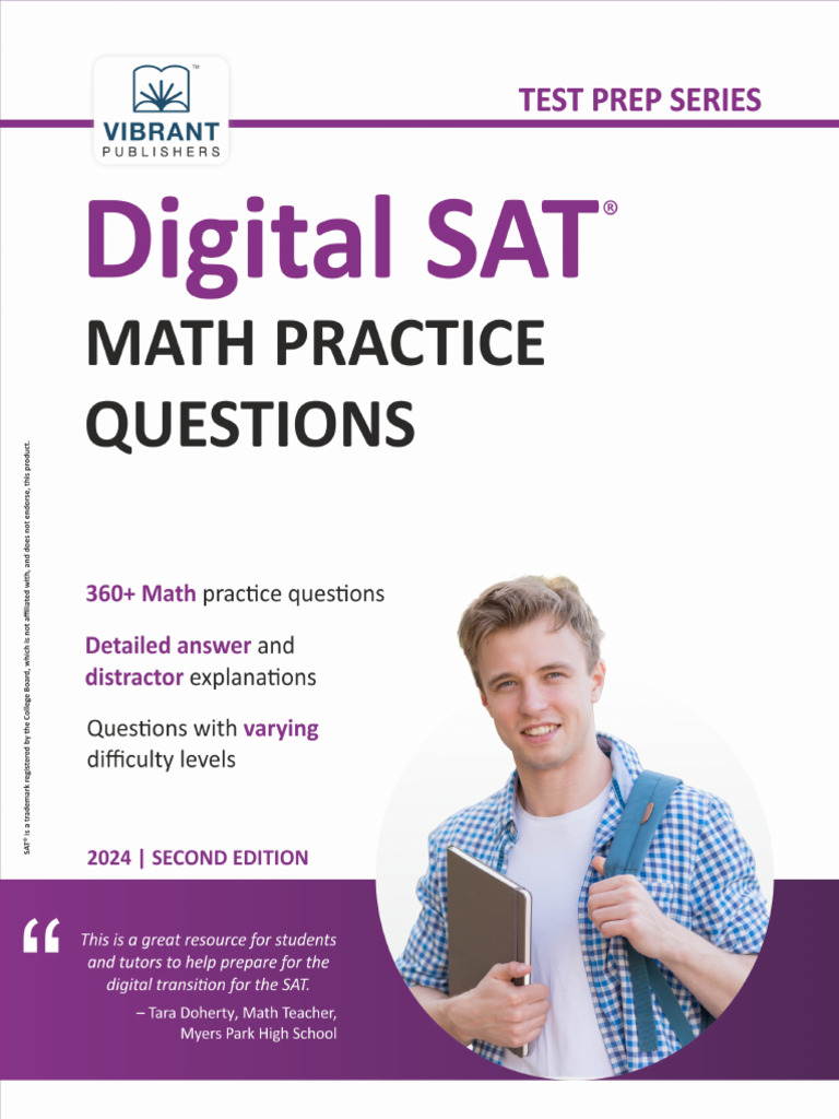 Digital SAT Math Practice Questions - Sample - 2024 | PDF