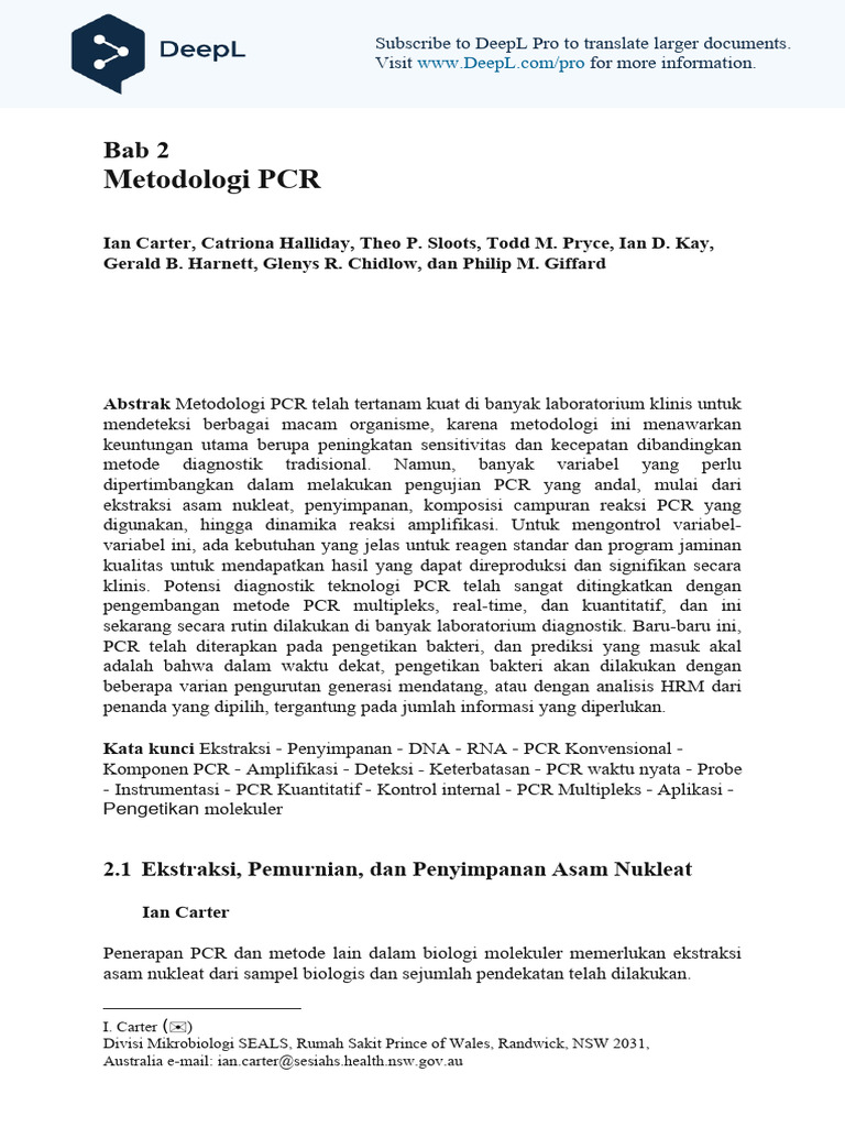 Metodologi PCR | PDF