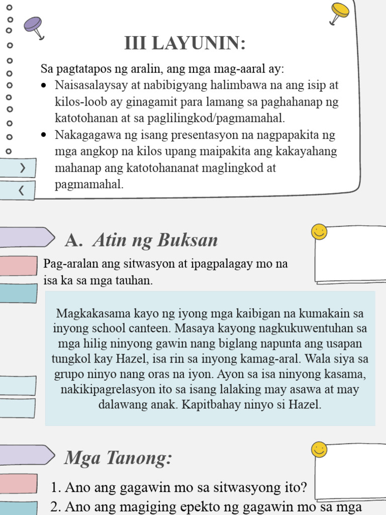 ESP 10 Q1W2 Ang Kapangyarihang Ipinagkaloob Sa Tao Isip Intellect at Kilos Loob Will | PDF