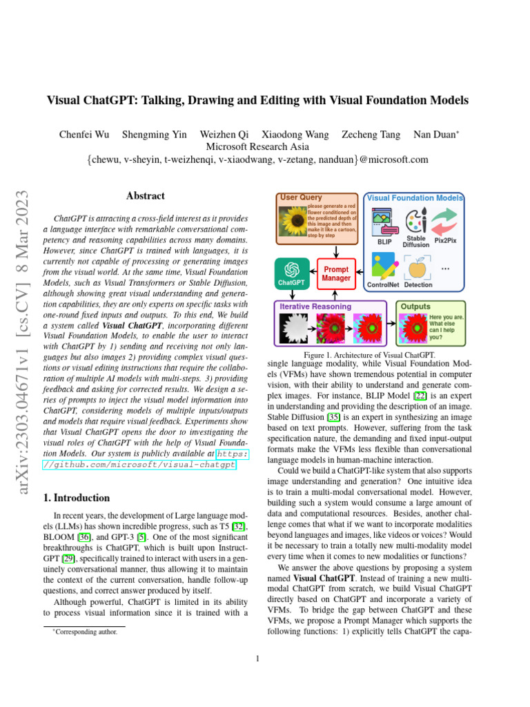 Visual GPT | PDF | Cognitive Science | Computing
