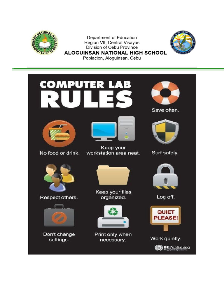 Rules and Regulation of Computer Lab | PDF