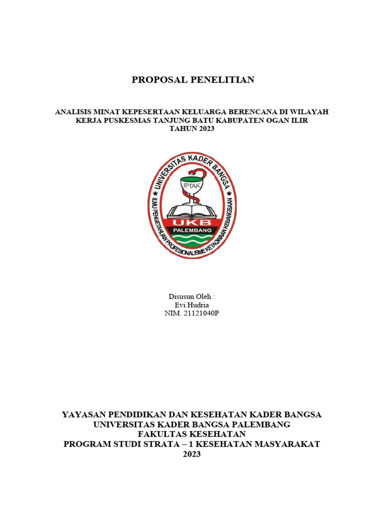 Rev Proposal Skripsi Evi Pasca Sempro | PDF