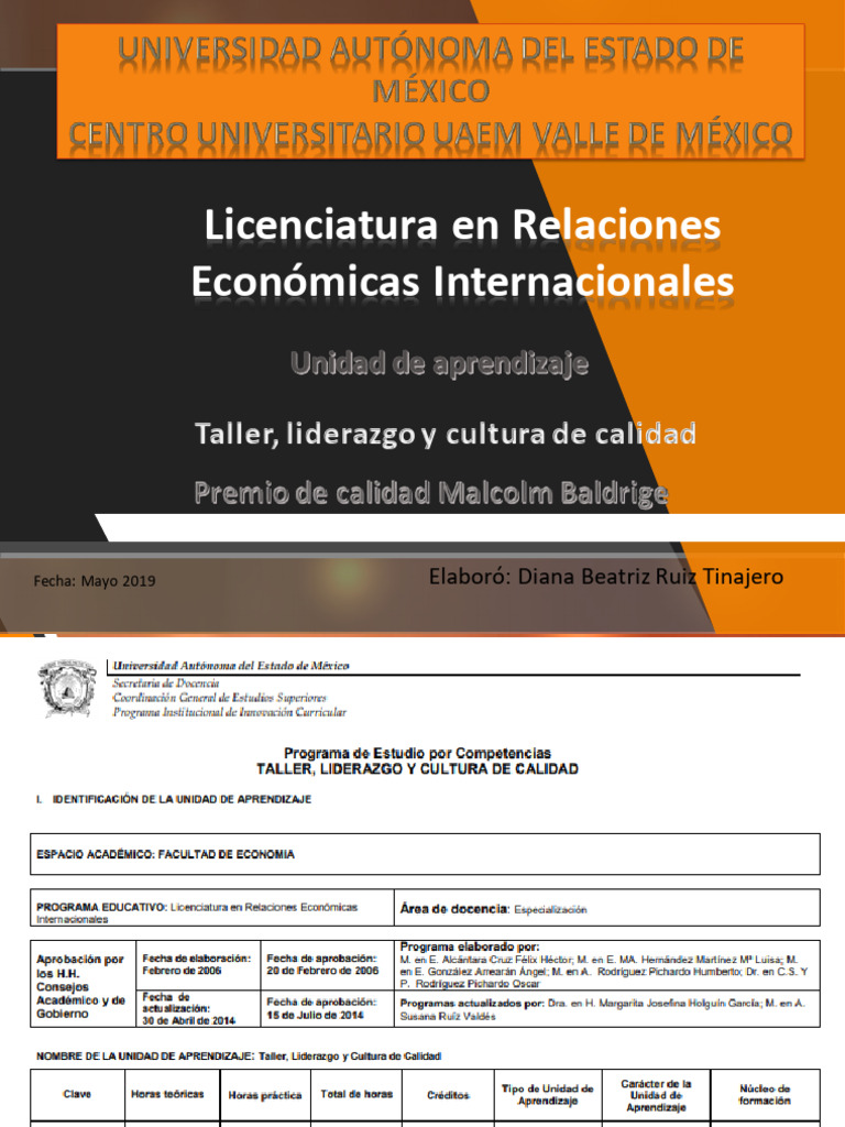 Guía del Premio Malcolm Baldrige 2023 | PDF | Calidad (comercial ...