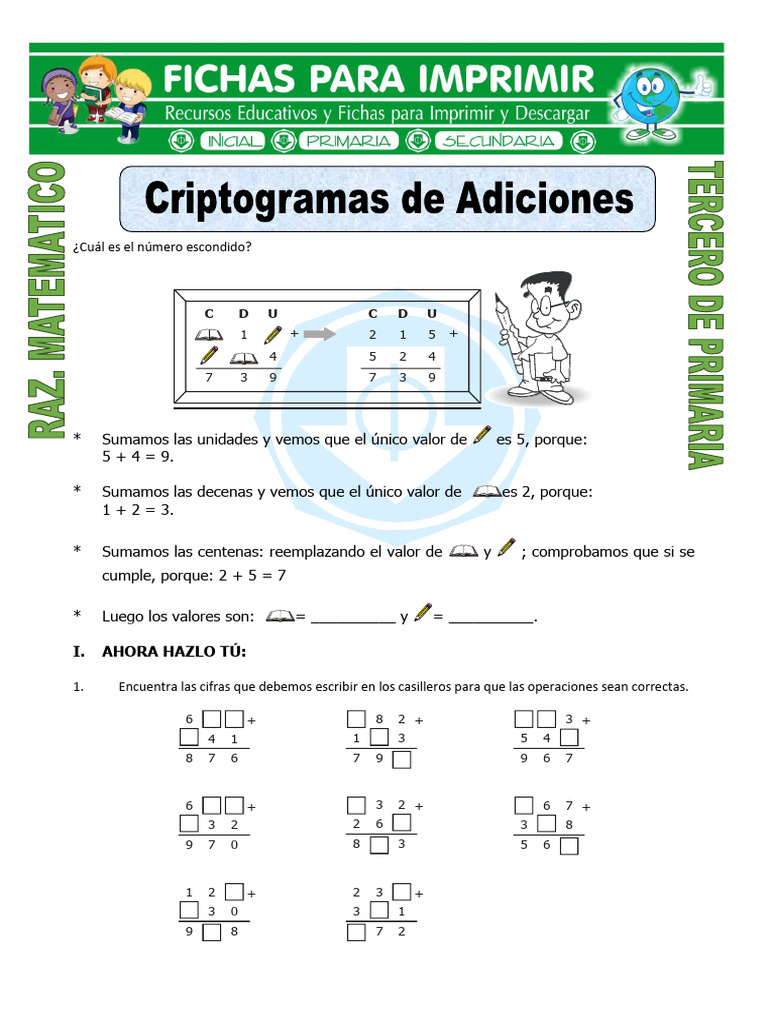 Cripto Aritmetica Suma | PDF