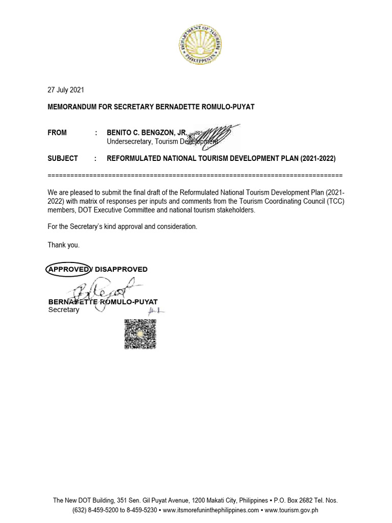 Signed Memo - RNTDP 2021 2022 | PDF