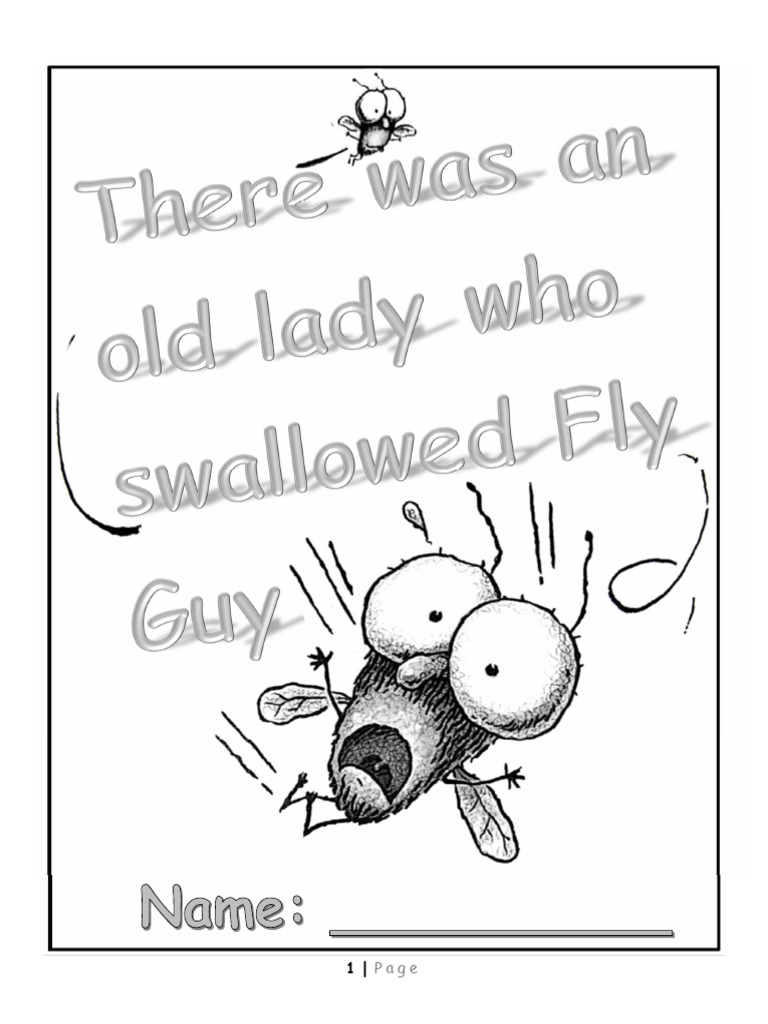 There was an old lady who swallowed Fly Guy PDF | PDF