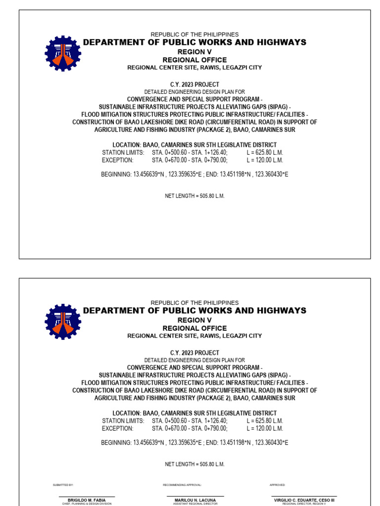 23F00276 - Baao Lakeshore PKG2 | PDF | Concrete | Construction Aggregate