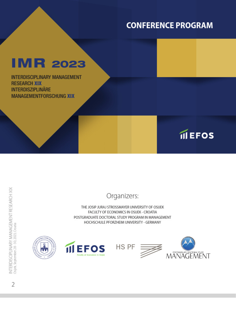 Imr Xix 2023 Agenda | PDF