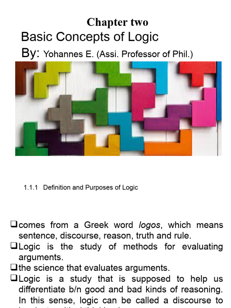 Logic Slide | PDF | Argument | Logic