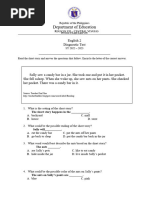 Grade 3 Diagnostic Test | PDF