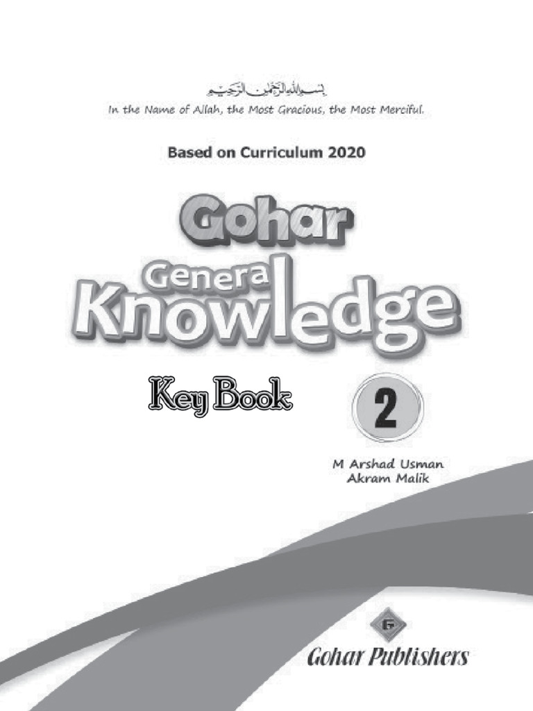 Gohar SNC GK Keybook 2 | PDF