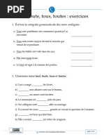 Exercices 5ème La Phrase Simple Et Complexe | PDF