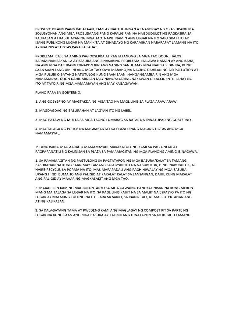 Ecological Restoration Plan