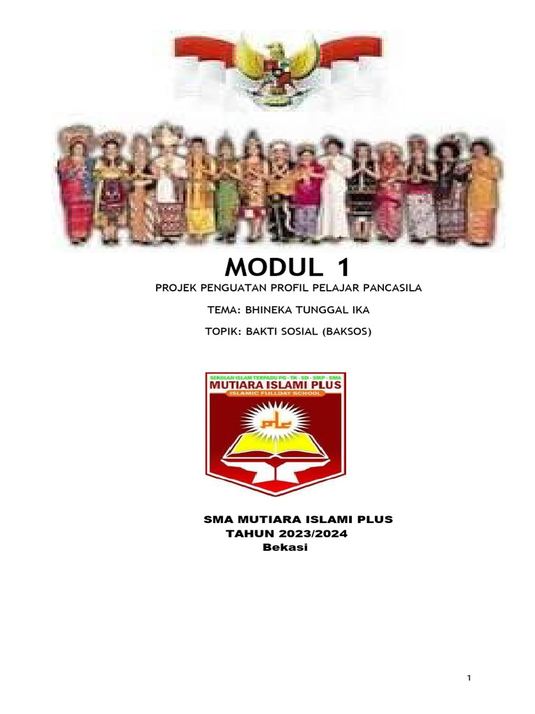 Modul Kebhinekaan Tunggal Ika Fase E Kelasa XII | PDF | Karier & Perkembangan