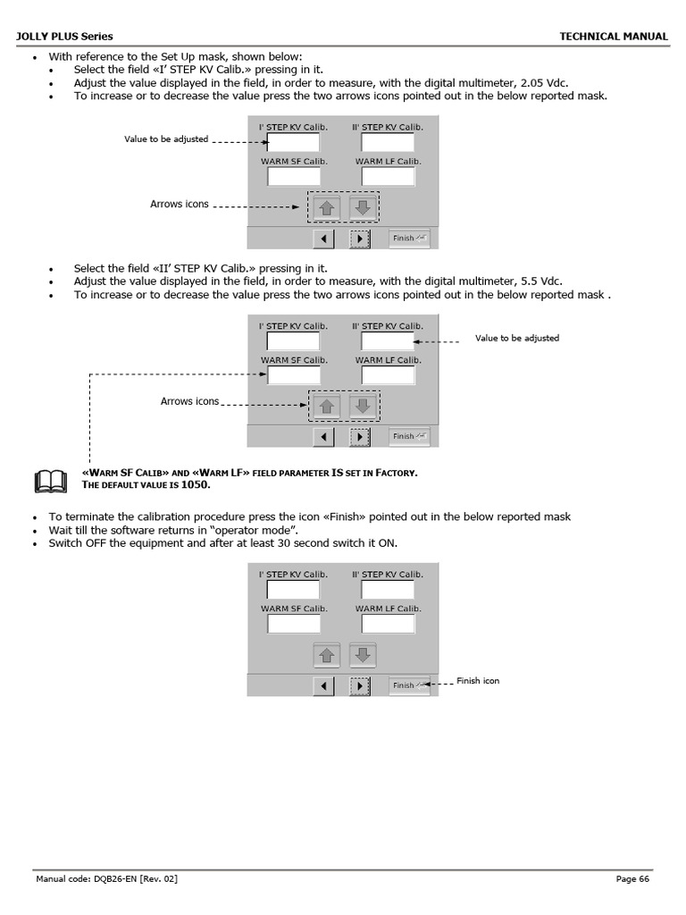 BMI Jolly Plus Technical Manual (066-127) (01-32) (01-16) | PDF | Calibration | Cursor (User ...