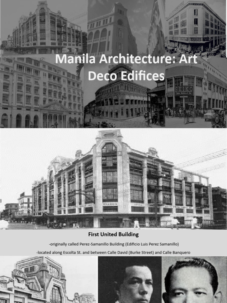 Manila Architecture - Art Deco Edifices | PDF
