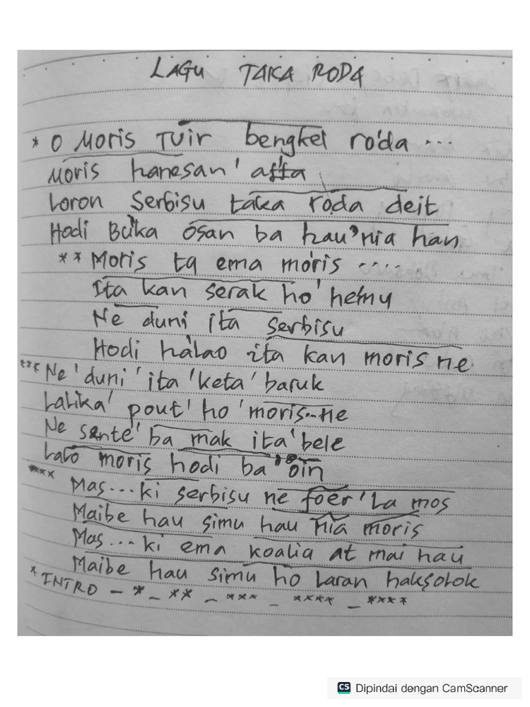Teks Lagu | PDF