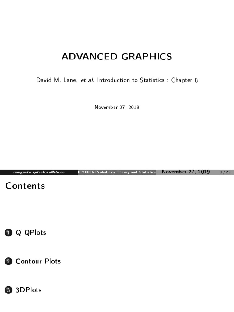 6 Advanced Graphics | PDF | Probability And Statistics | Probability Theory