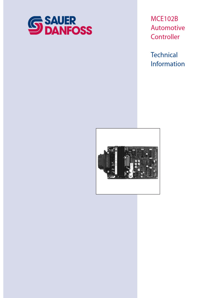 MCE102B Automotive Controller Technical Information Manual - 53386160 ...