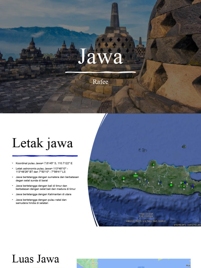 Geografi dan Demografi Pulau Jawa | PDF