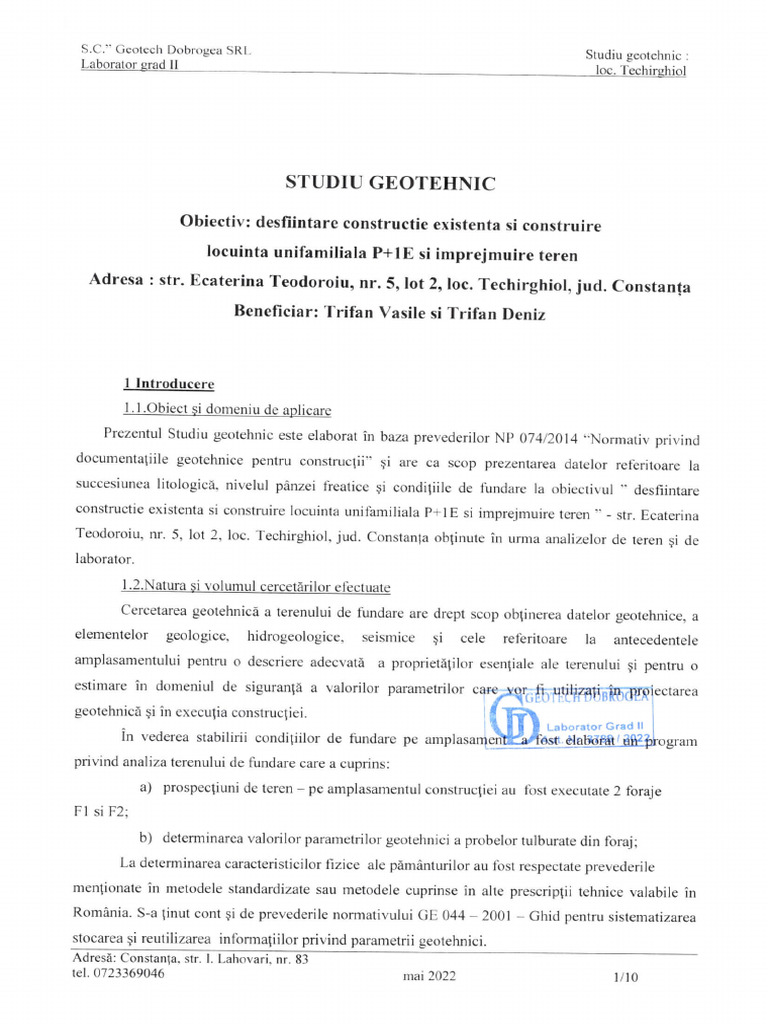 Studiu Geo Trifan | PDF