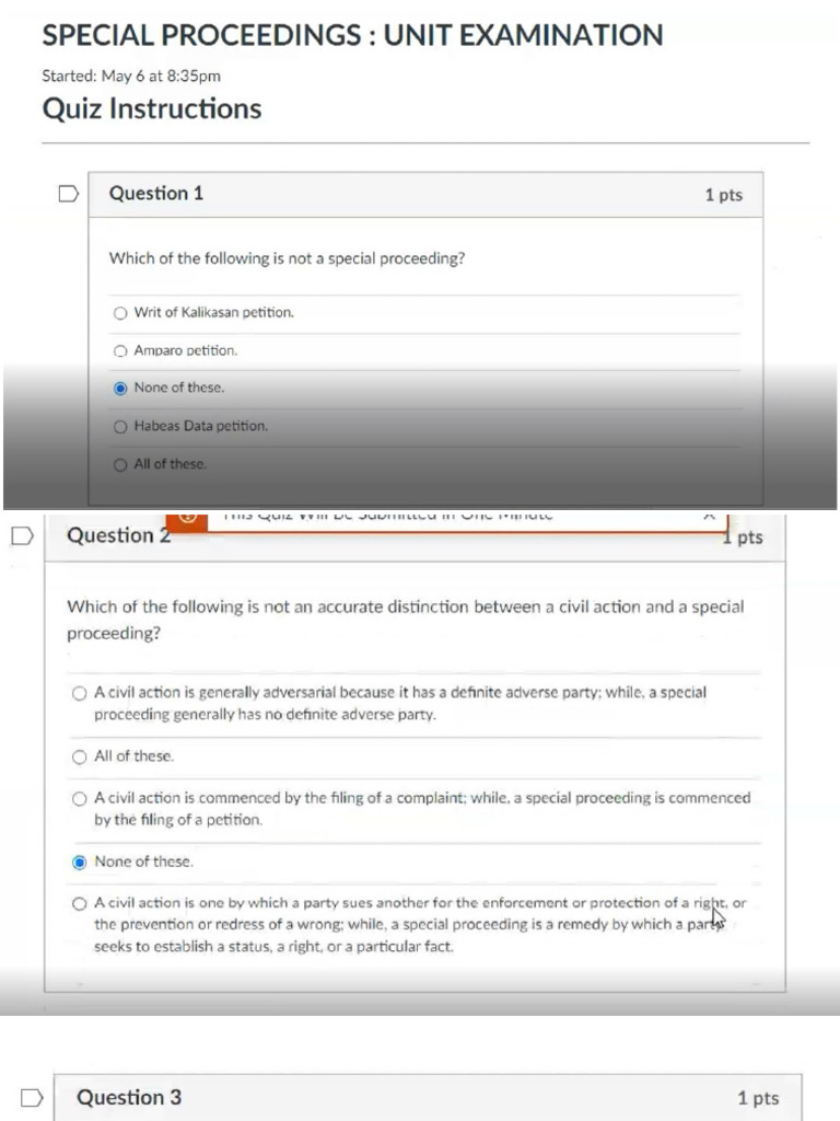 Specpro Quiz With Incorrect Answers 28 Out of 60 | PDF