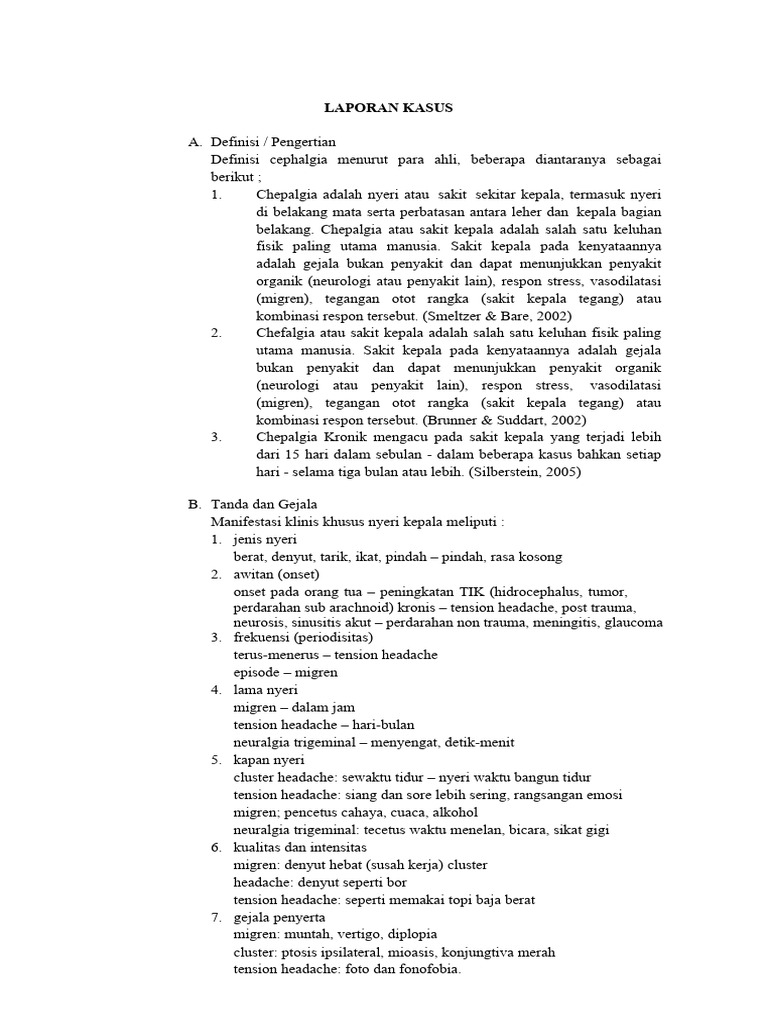 Panduan Lengkap tentang Cephalgia | PDF | Sains & Matematika
