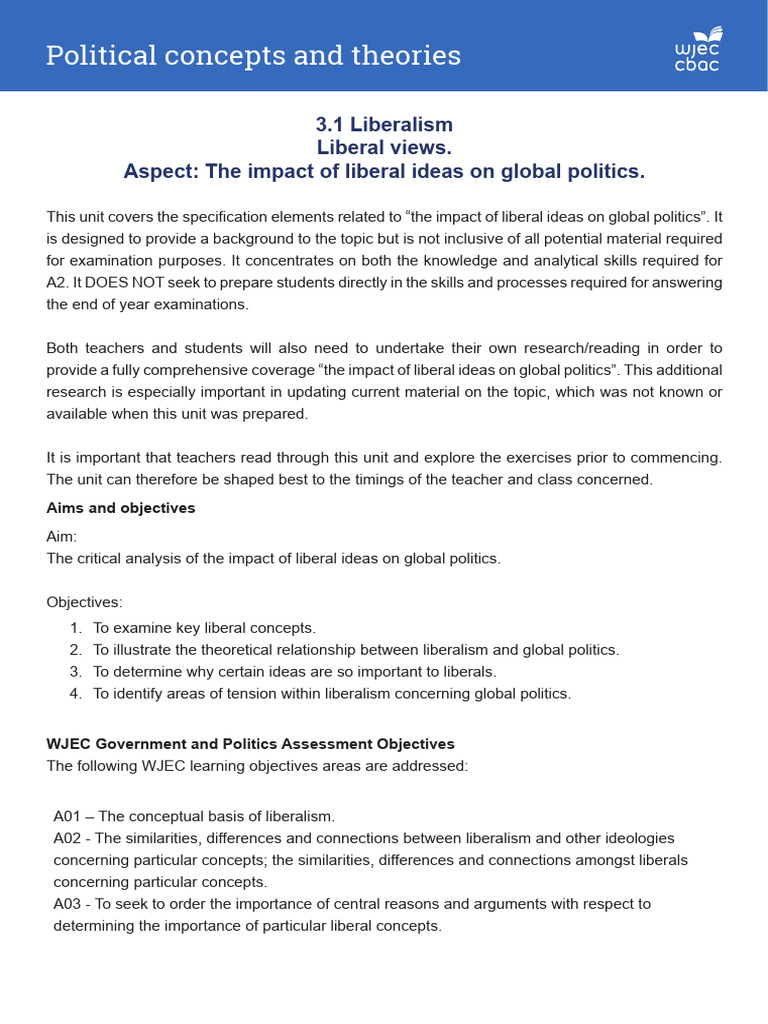 Liberalism Main Document | PDF