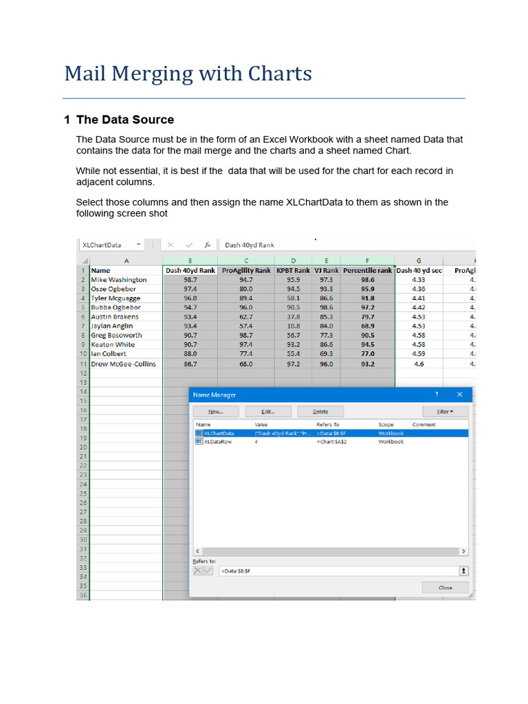 Mail Merging With Charts - 2022 | Download Free PDF | Information ...