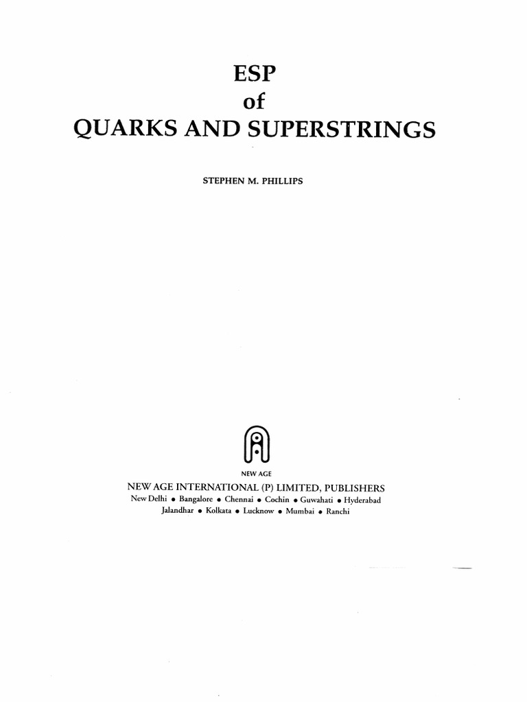 ESP of Quarks & Superstrings 1-4 | PDF