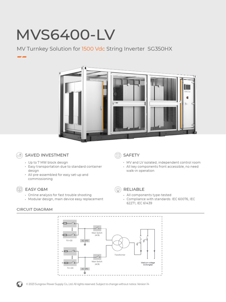 MV Turnkey Solution Overview | PDF | Transformer | Power Engineering