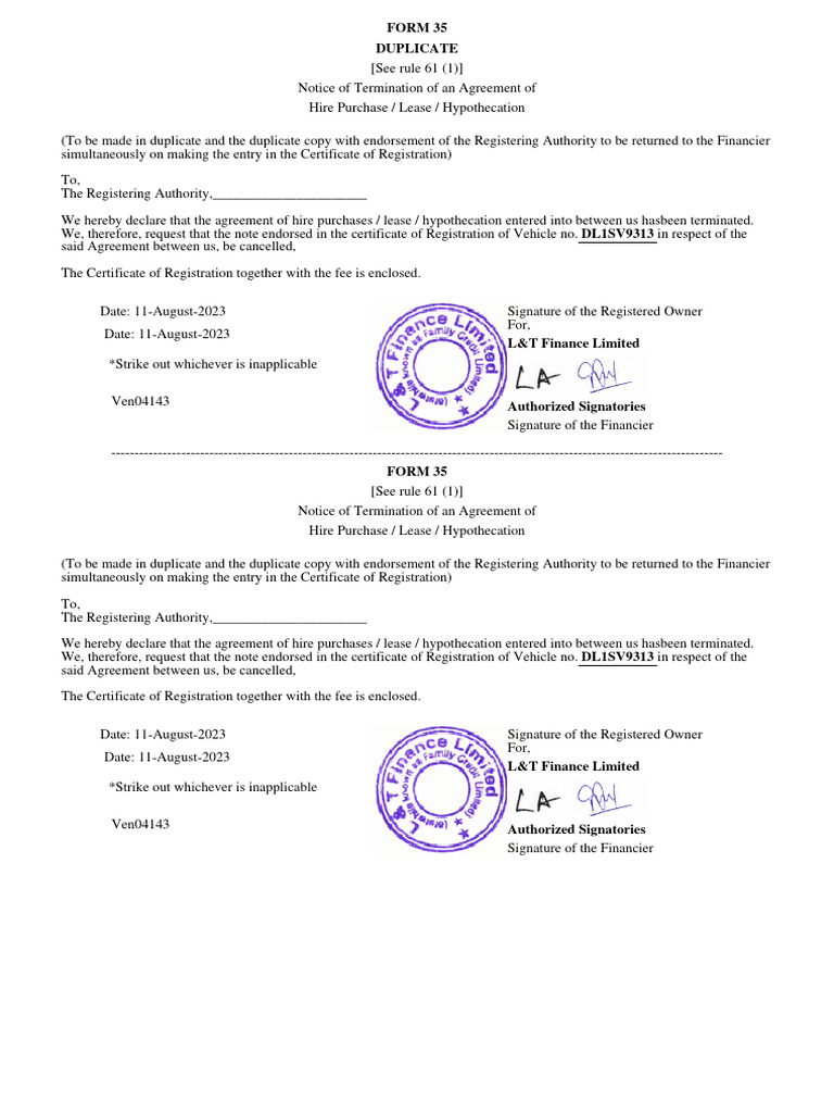 Form 35 | PDF